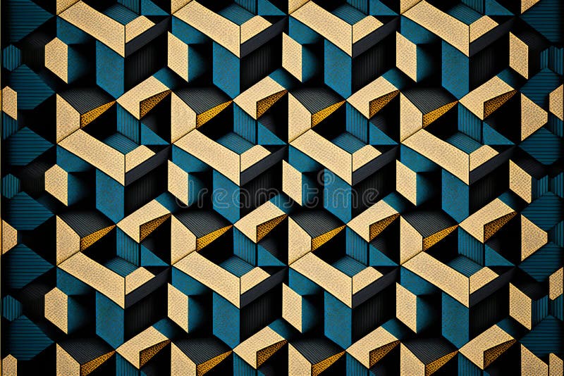 Geometry Modern Repeat Pattern, Creative Digital Illustration Painting ...