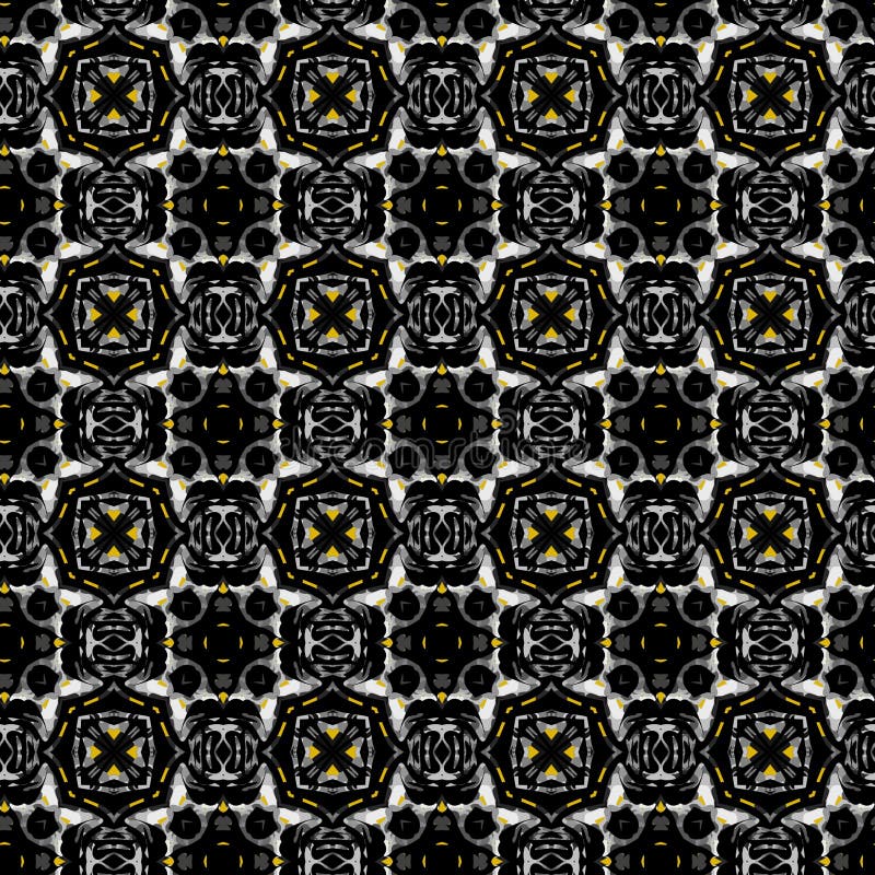 Geometry Modern Repeat Pattern with Textures Stock Illustration ...