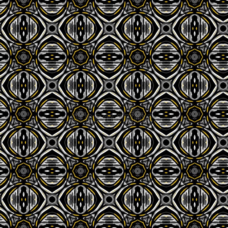 Geometry Modern Repeat Pattern with Textures Stock Illustration ...