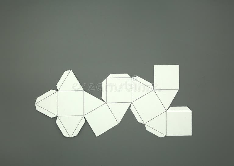 Geometry Net of Archimedean Solid Cuboctahedron . 2-dimensional Shape ...