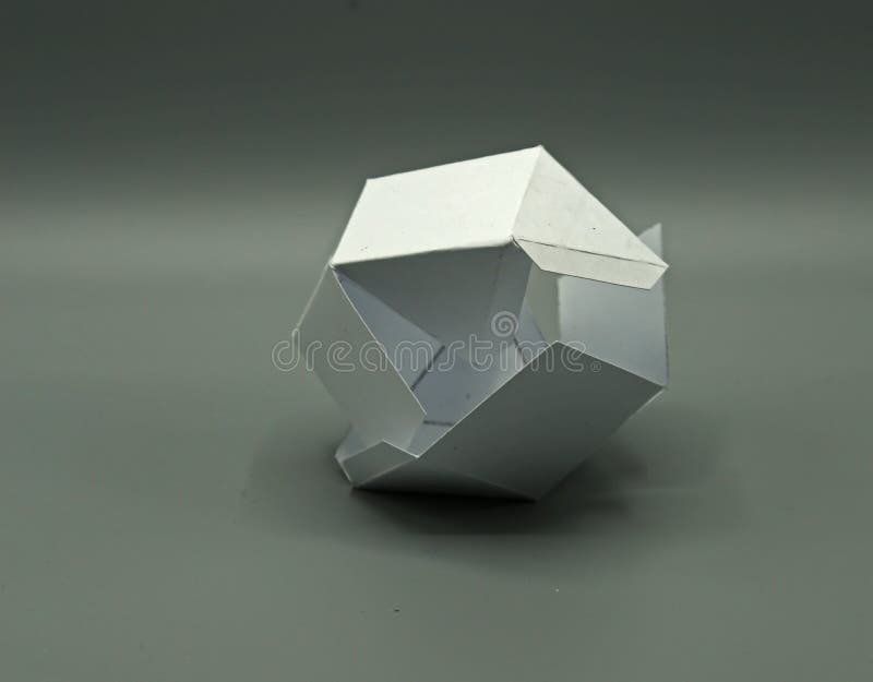 Geometry Net of Cuboctahedron. 2 Dimensional Shape Foldable To Form a ...