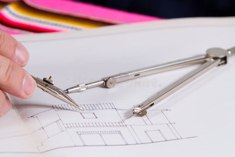 Geometry stock image. Image of industry, draw, engineer - 34798203