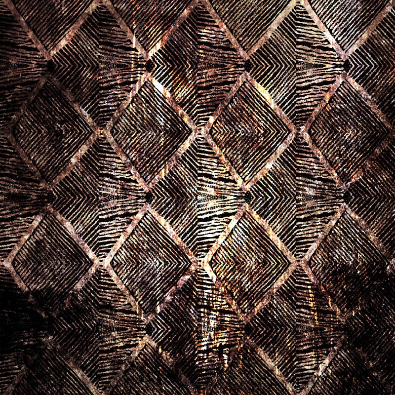 Geometry Repeat Pattern with Texture Background Stock Illustration ...