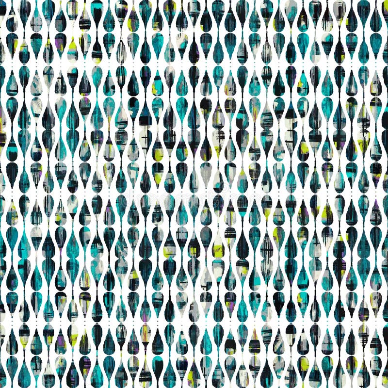 Geometry Repeat Pattern with Texture Background Stock Illustration ...