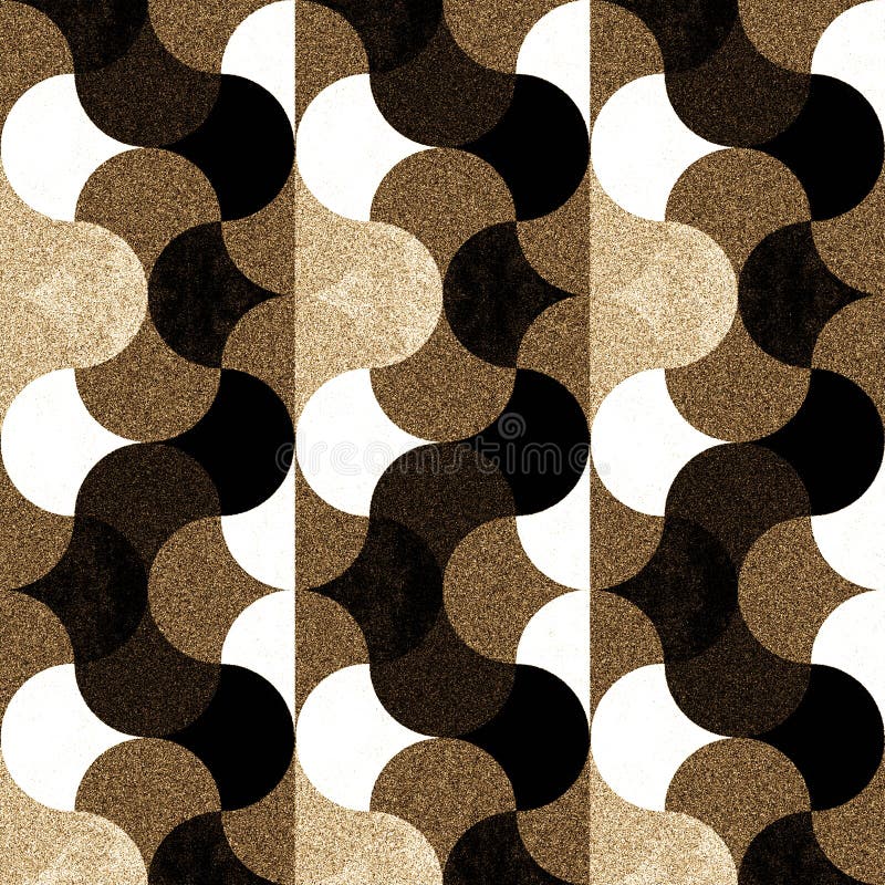 Geometry Repeat Pattern with Texture Background Stock Illustration ...