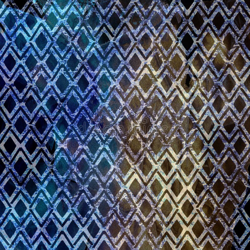 Geometry Repeat Pattern with Texture Background Stock Illustration ...