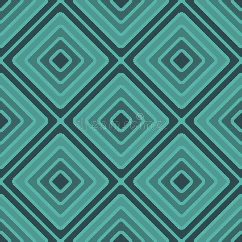 Geometry Rhombus Vector Seamless Pattern Stock Vector - Illustration of ...
