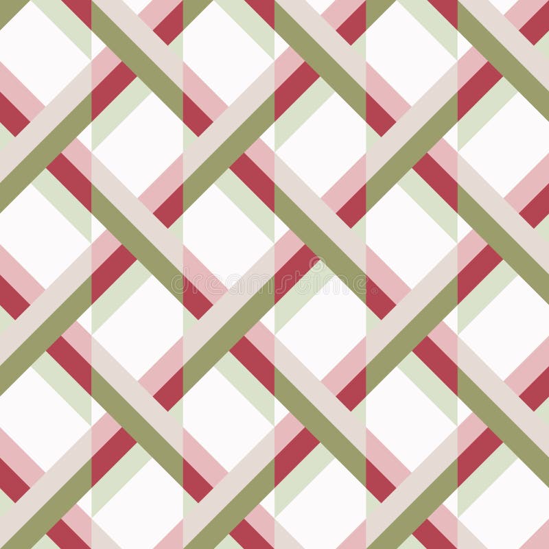 Geometry Rhombus Vector Seamless Pattern Stock Vector - Illustration of ...