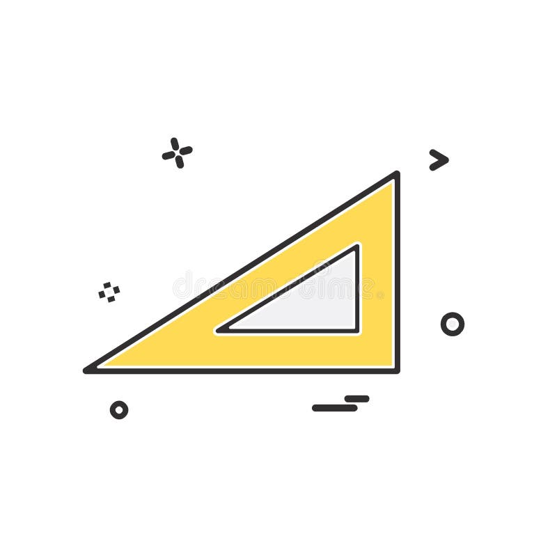 Geometry Scale Icon Design Vector Stock Vector - Illustration of ...