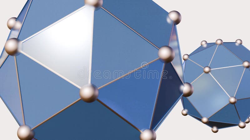 The Geometry Shape of Snub Cube Stock Video - Video of dimensional ...