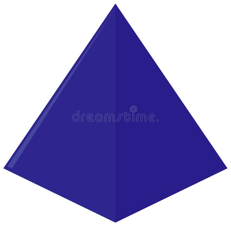 Geometry Shape of Triangle in Blue Stock Vector - Illustration of ...