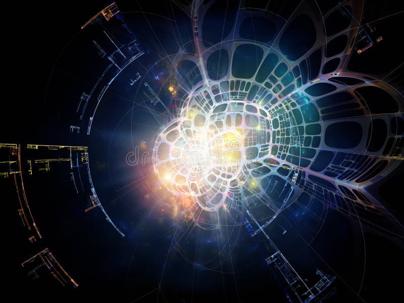 Geometry of Space stock illustration. Illustration of geometry - 153142229