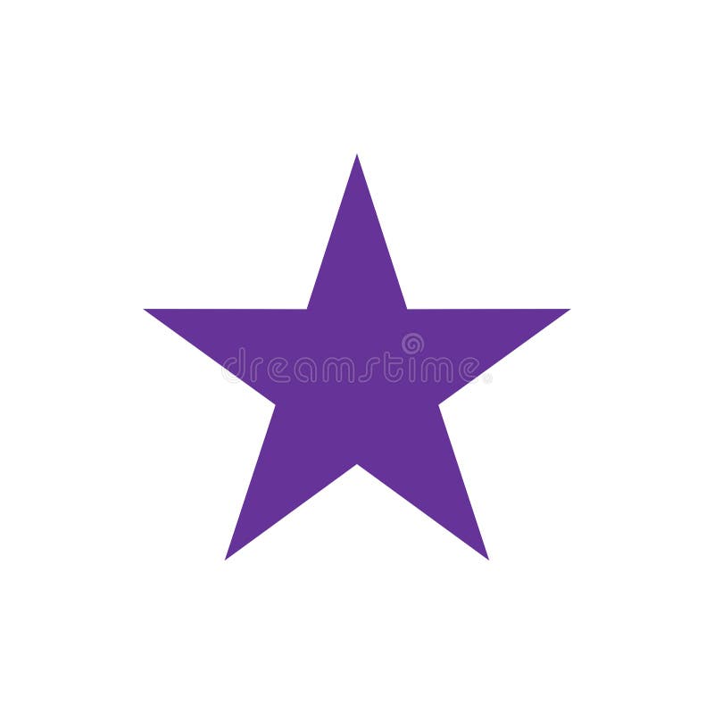 Star.Star with Five Rounded Points Icon.Vector Illustration. Stock ...