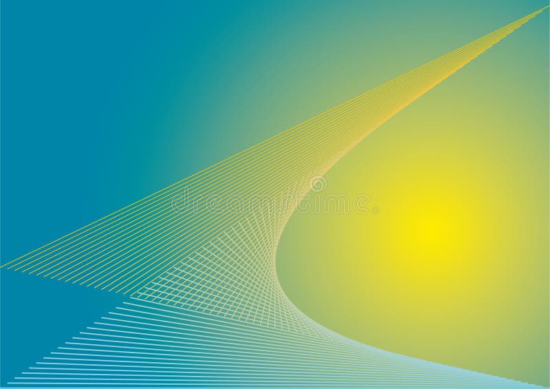 Geometry and sun stock vector. Illustration of blue, creative - 9876590