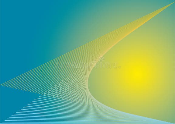 Geometry and sun stock vector. Illustration of blue, creative - 9876590