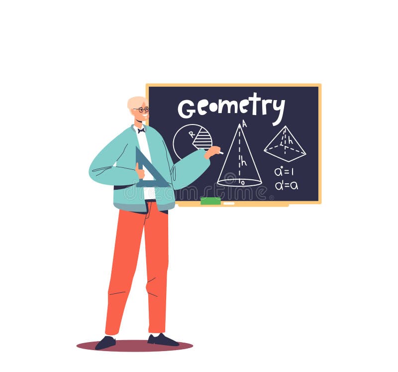 Math Teacher Black White Stock Illustrations – 1,261 Math Teacher Black ...