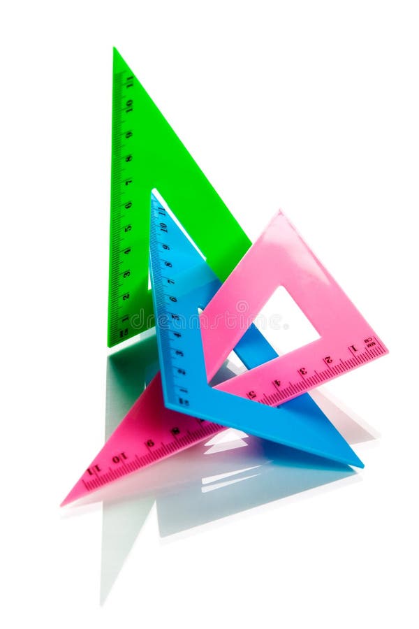 Geometry tools stock photo. Image of objects, construction - 12959970