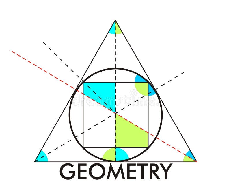 Geometry stock illustration. Illustration of math, technology - 30966028