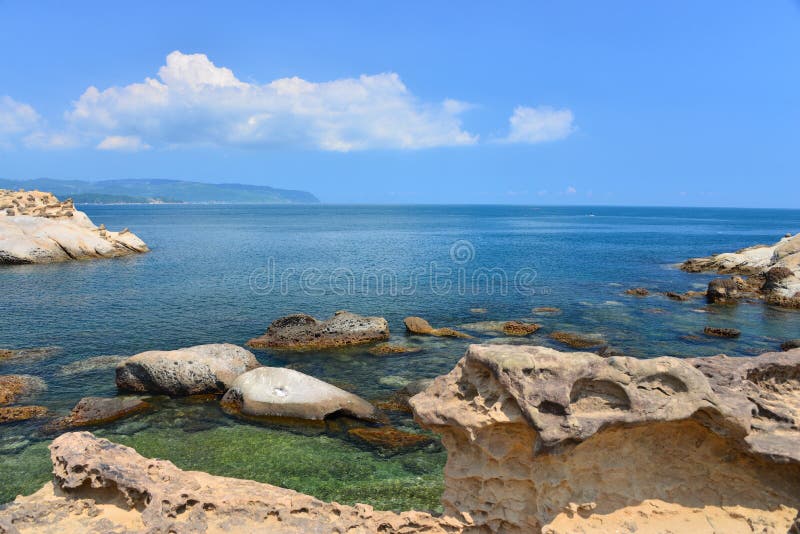 Geopark Taipei Taiwan De Yehliu Foto de Stock - Imagem de parque ...
