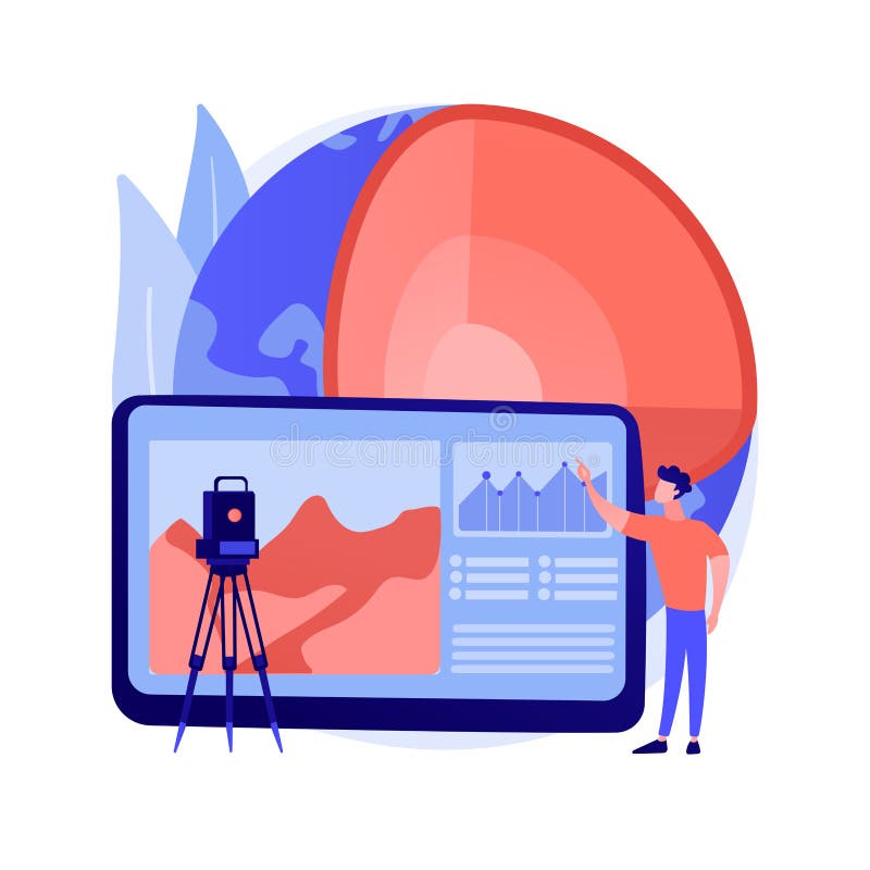 Geophysics Abstract Concept Vector Illustration. Stock Vector ...