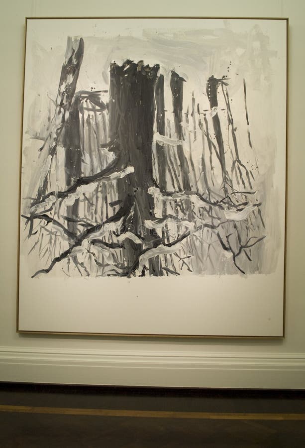 George Baselitz s painting editorial photo. Image of baselitz - 15864801