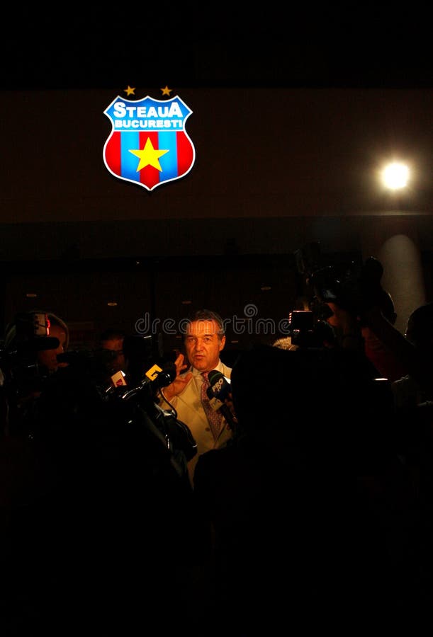 George Becali editorial photo. Image of logo, lighting - 16413146