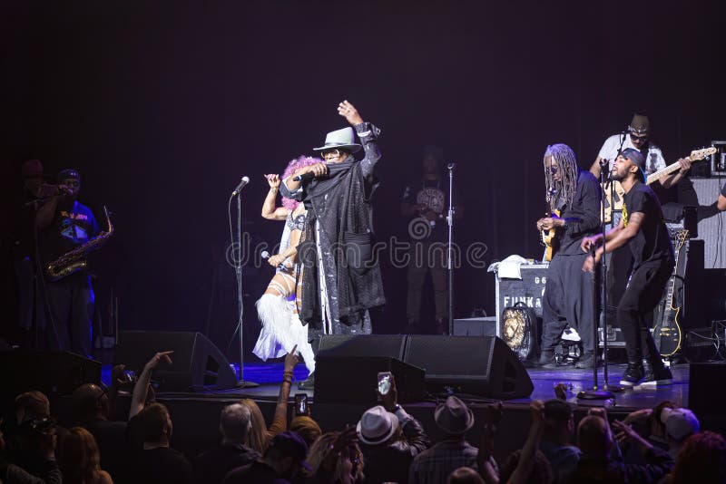George Clinton @ Motor City Sound Board 7-25-2017 Editorial Image ...
