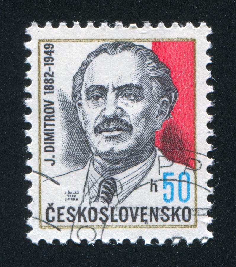 George Dimitrov foto editorial. Imagen de hombre, postal - 94523566