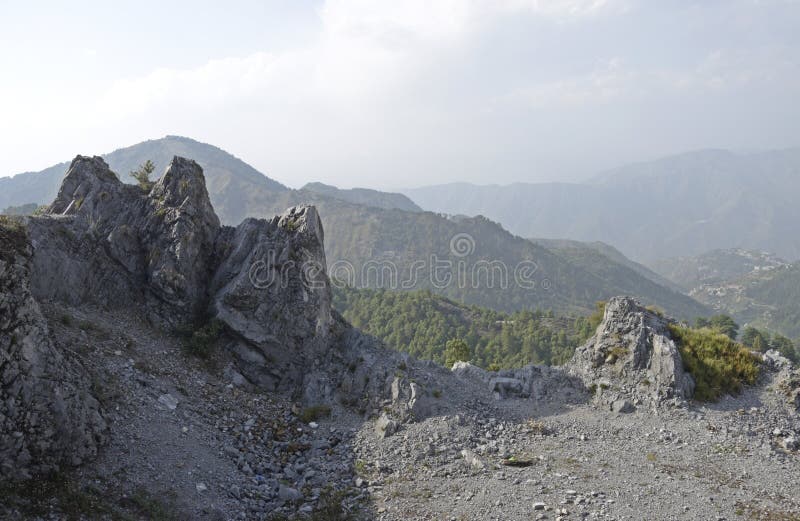 George Everest Hill Mussoorie, Uttarakhand Stock Photo - Image of ...