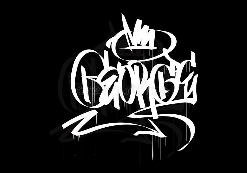 George Lettering Stock Illustrations – 667 George Lettering Stock ...