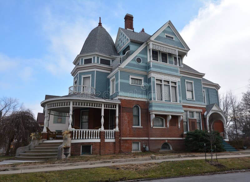 George H. Cox House editorial stock photo. Image of style - 47881893