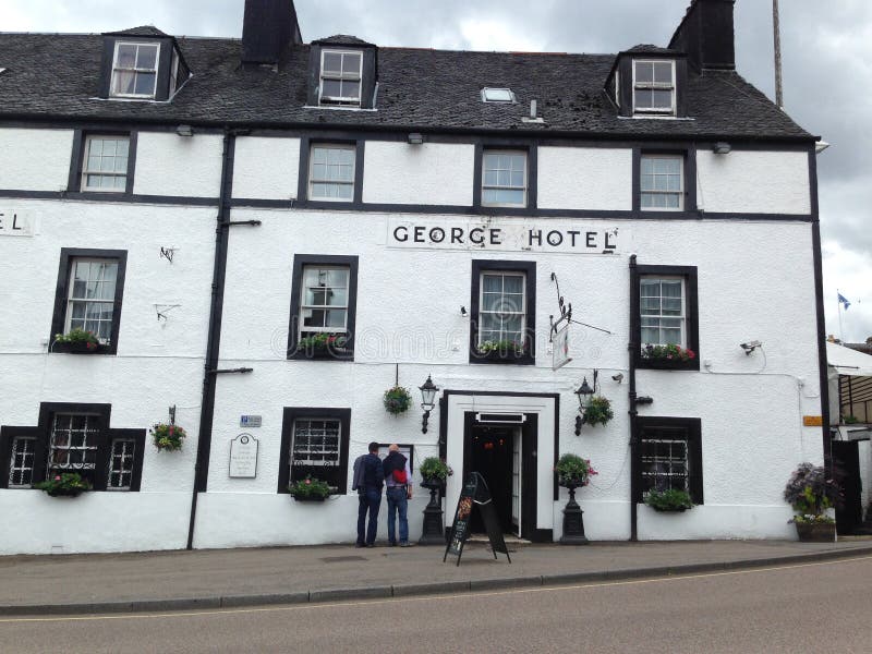 George Hotel in Inveraray, Scozia Fotografia Editoriale - Immagine di ...