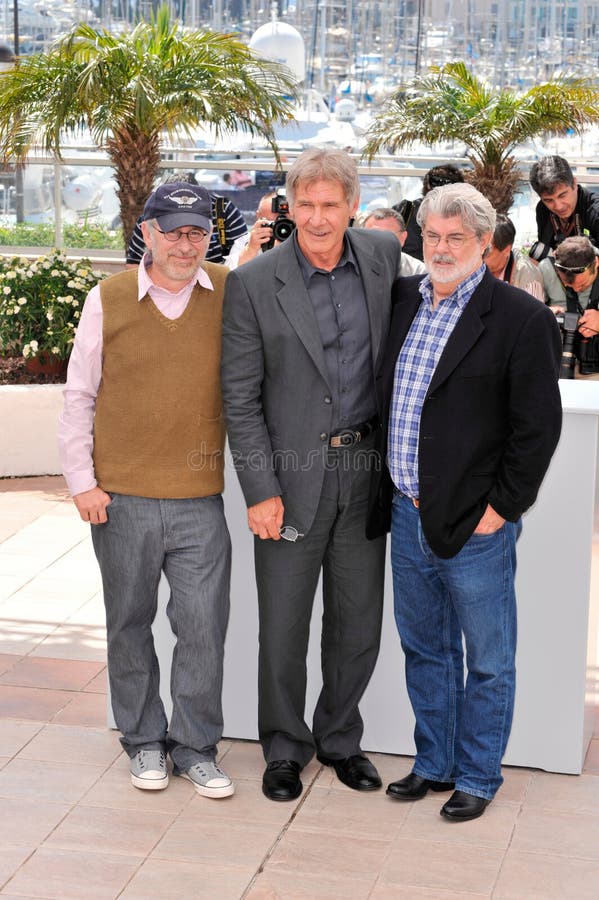 George Lucas, Harrison Ford, Steven Spielberg Editorial Image - Image ...