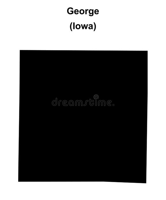 George outline map stock vector. Illustration of region - 387203934