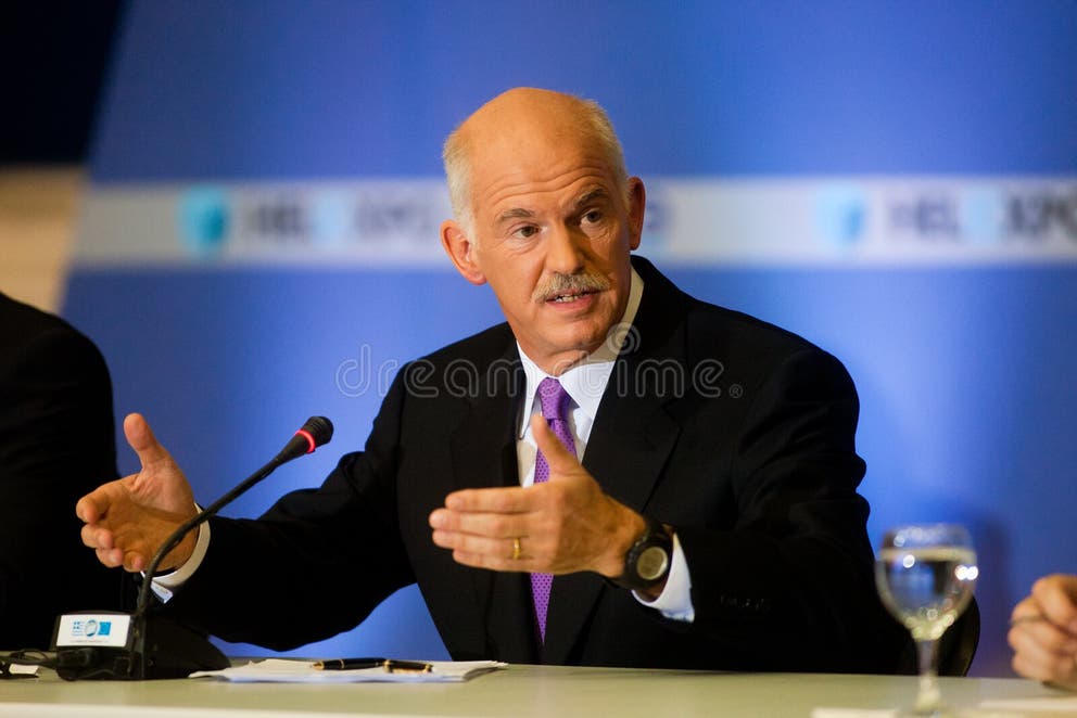 George Papandreou editorial photo. Image of papandreou - 19527091