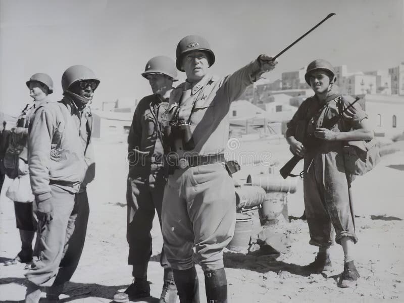 George S Patton, Sicily, 1943 Editorial Photography - Image of outdated ...