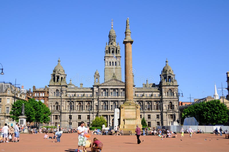 George Square editorial photography. Image of glasgow - 47256597