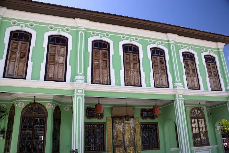 George Town Heritage Building Stock Photo - Image of unesco, reside ...