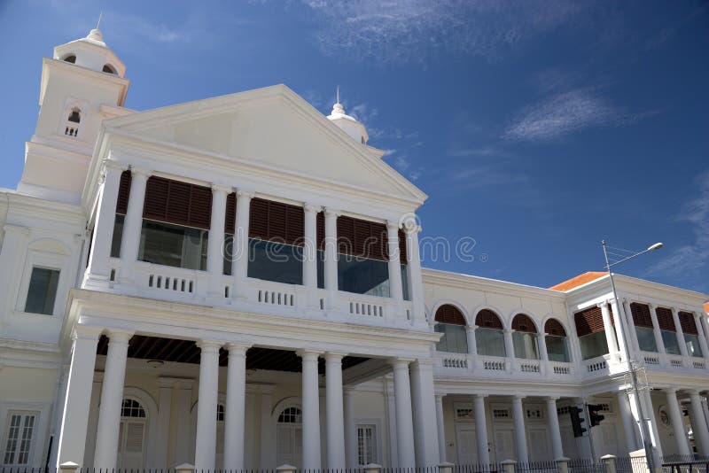 George Town Heritage Building Stock Photo - Image of penang, preserve ...