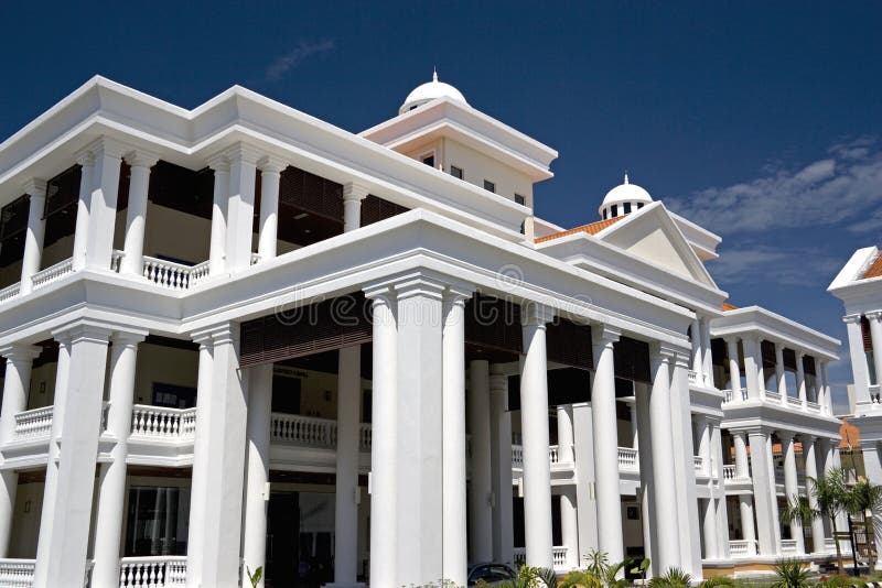 George Town Heritage Building Stock Image - Image of design, justice ...
