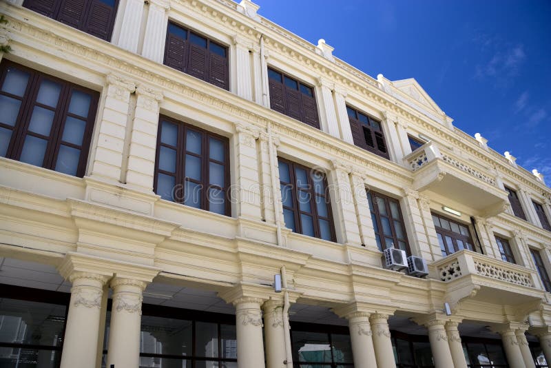 George Town Heritage Building Stock Image - Image of architecture ...