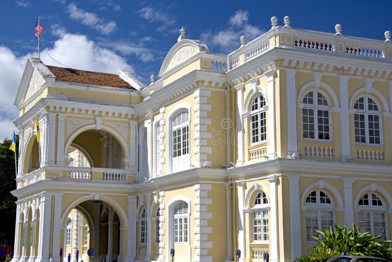 George Town Heritage Building Stock Photo - Image of residential ...