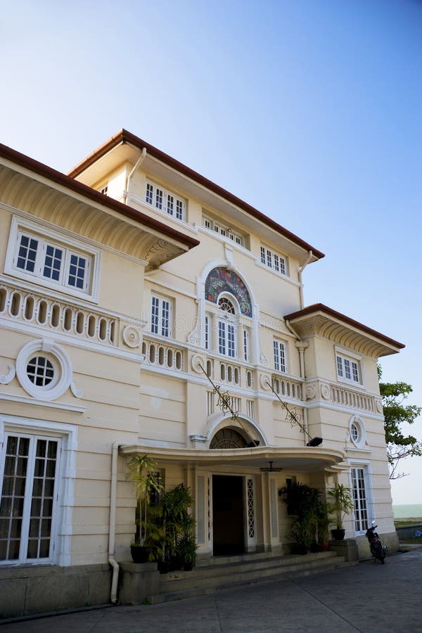 George Town Heritage Building Stock Image - Image of retro, historical ...