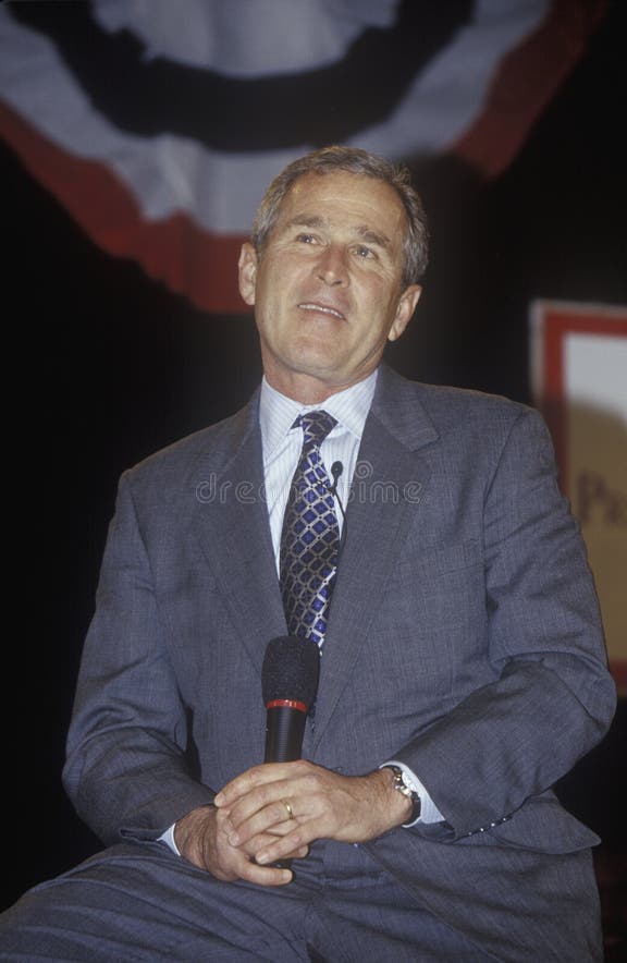 George W. Bush editorial stock image. Image of 2000, campaign - 26275419