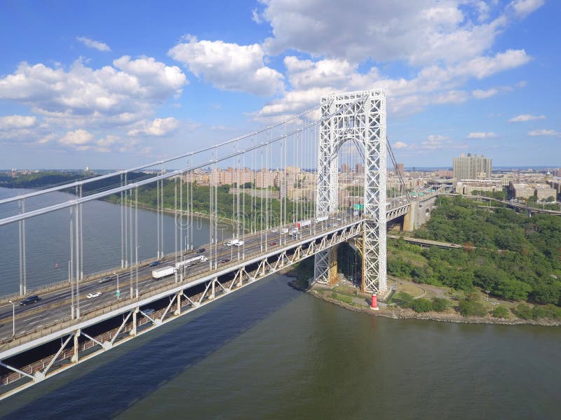 George Washington Bridge New York Stock Image - Image of america ...