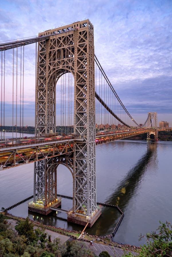 George Washington Bridge in New York, USA Stock Image - Image of full ...