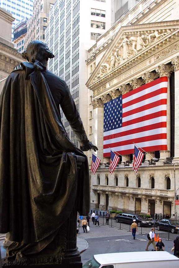 George Washington at the NYSE Editorial Photography - Image of pointing ...