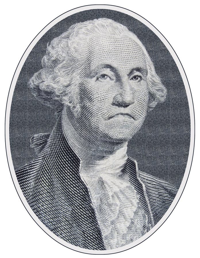 Smutny George Washington obraz stock. Obraz złożonej z zapłata - 5262863