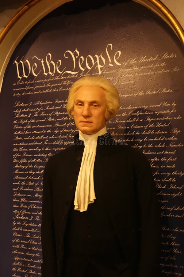 George Washington Wax Figure Editorial Stock Image - Image of city ...
