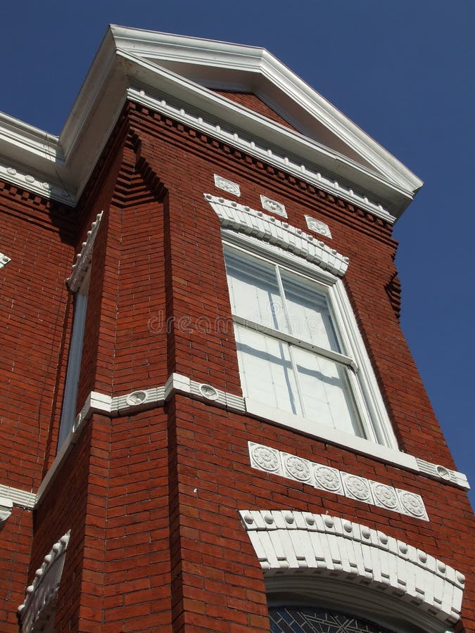 Georgetown Brick Townhouse stock image. Image of travel - 5458821